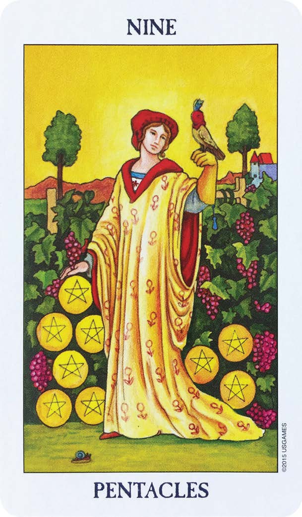 Nine of Pentacles - MyTarotLife